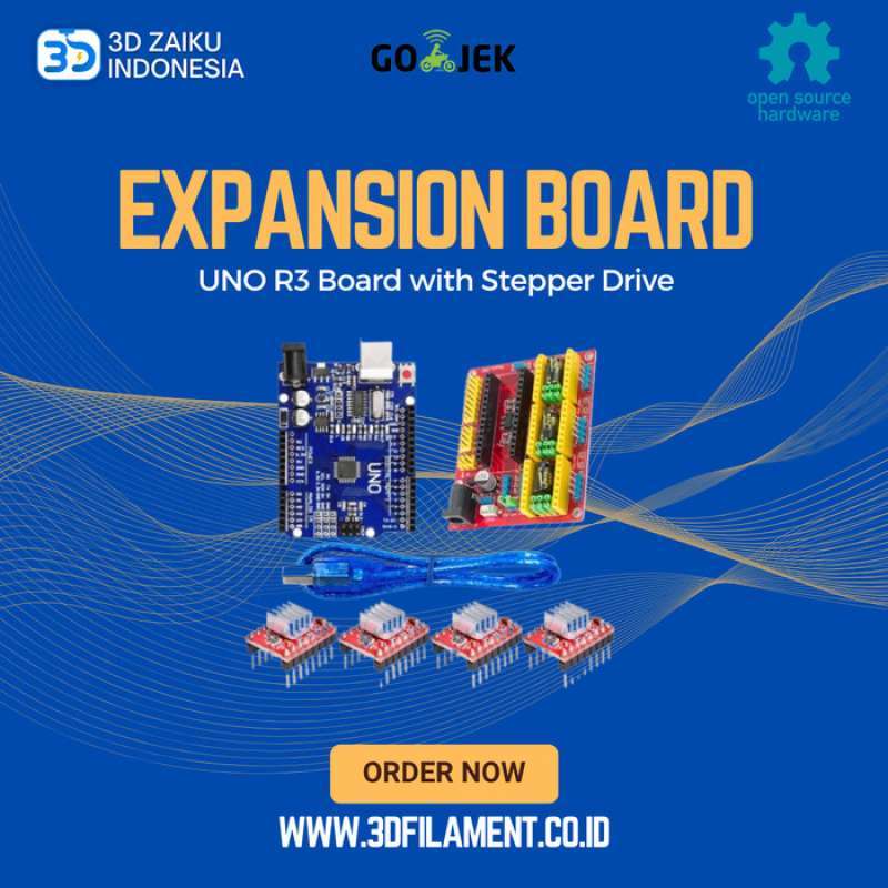 Promo Cnc Shield Expansion Board Uno R3 Board With Stepper Drive For