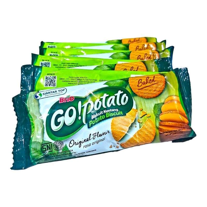 Jual Biskuit Sehat & Trendy : Brio Go! Potato 17 Gram Cita Rasa Wow! Di ...