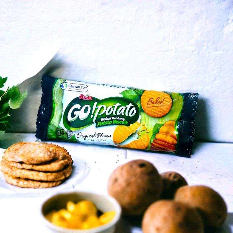 Jual Biskuit Sehat & Trendy : Brio Go! Potato 17 Gram Cita Rasa Wow! Di ...