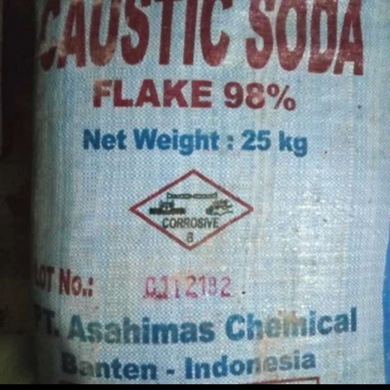 Promo Caustic Soda Flake Asahi 25 Kg/Soda Api / Sodium Hydroxide / Naoh ...