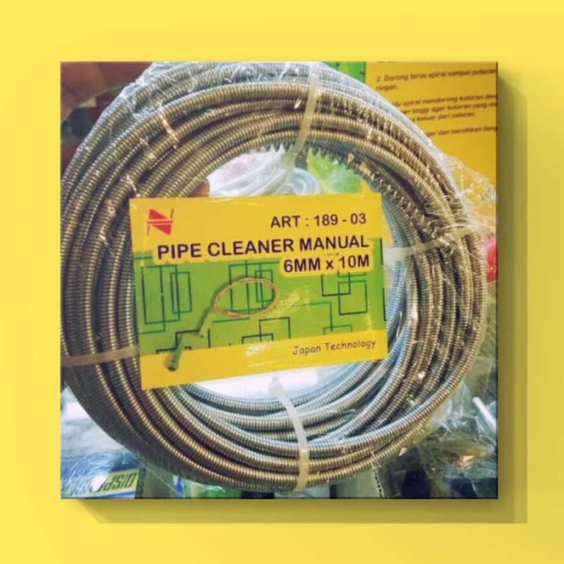 Promo Drain Pipe Cleaner Manual Alat Pembersih Saluran Pipe Mampet 6mm X 10m Diskon 33% Di ...