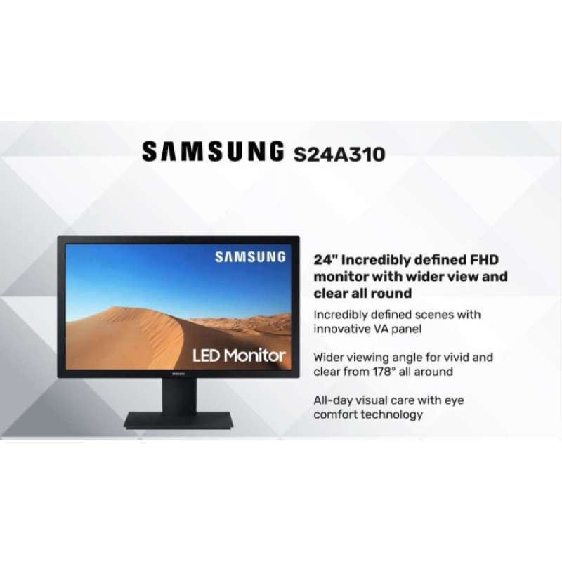 Promo Monitor Lcd Led Samsung S24A310 Display 24 Inch Fhd Ips 60Hz ...