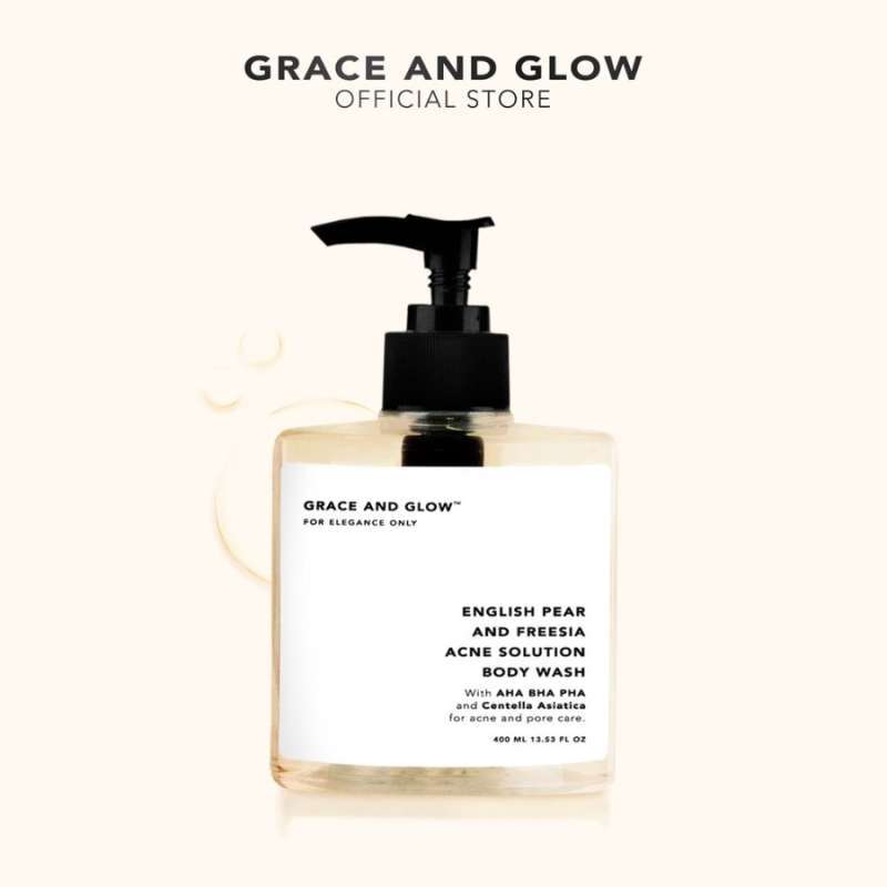 Promo Grace And Glow English Pear And Freesia Anti Acne Body Wash | Shower Gel | - Sabun Mandi ...