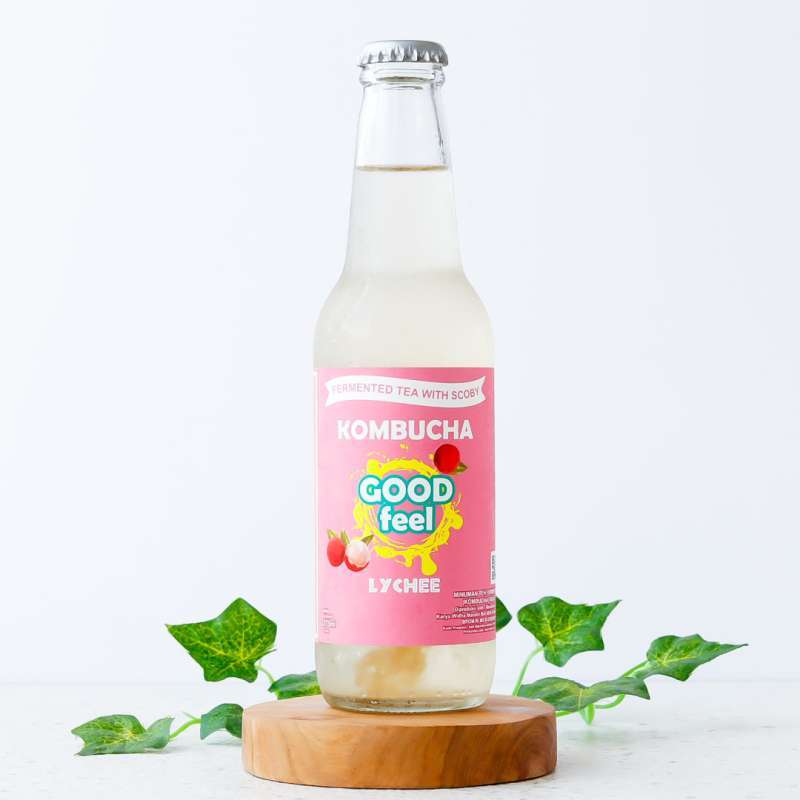 Jual Lychee Kombucha Leci Probiotik Teh Fermentasi - Good Feel Di ...