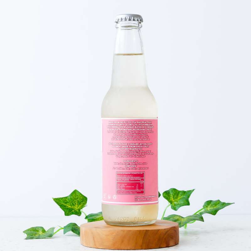 Jual Lychee Kombucha Leci Probiotik Teh Fermentasi - Good Feel Di ...