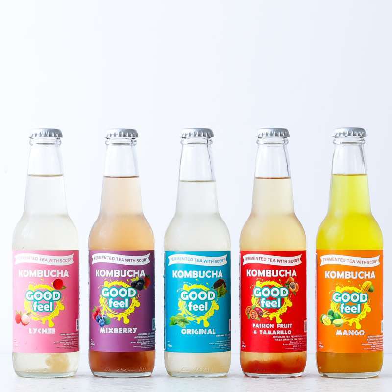 Jual Lychee Kombucha Leci Probiotik Teh Fermentasi - Good Feel Di ...