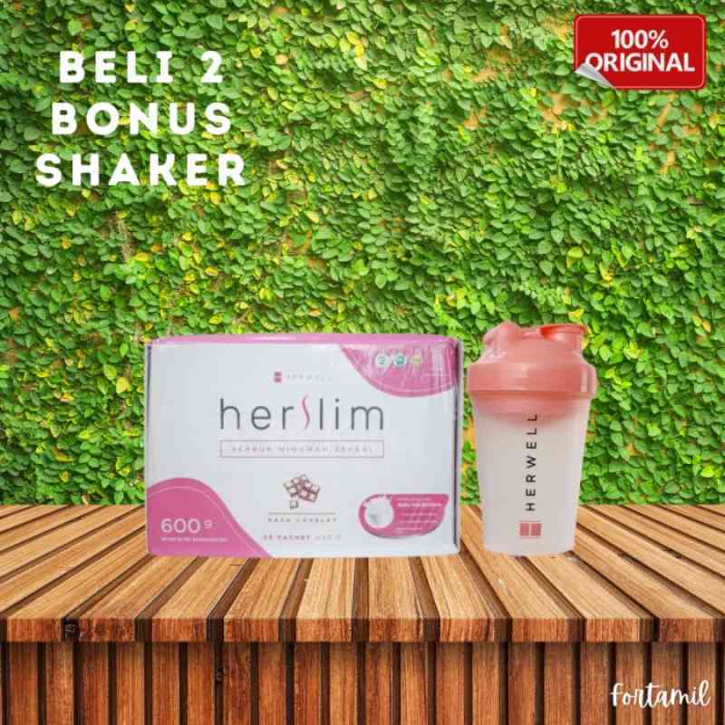 Promo Herslim Herwell Susu Diet Ecer 1 Sachet Diskon 33% Di Seller ...