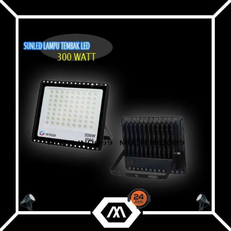 Promo SUNLED LAMPU TEMBAK LED 300W / FLOOD LIGHT LED 300W /LAMPU SOROT 300W Diskon 23% di Seller ...