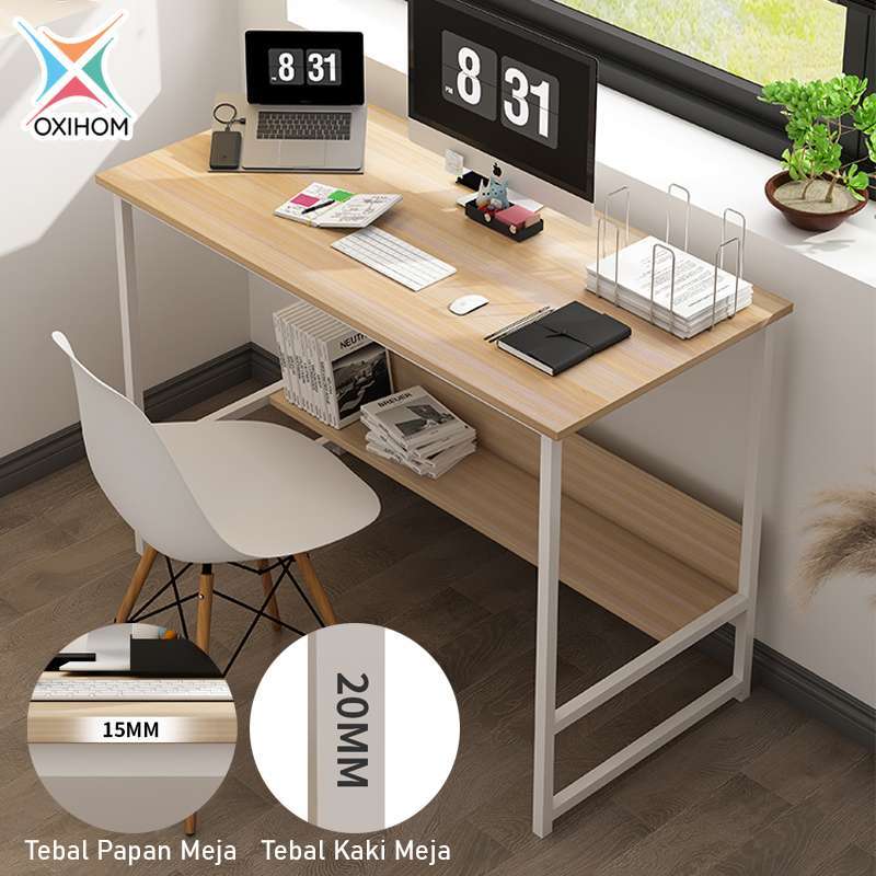 Promo Oxihom Meja Belajar Meja Laptop Meja Komputer Meja Kerja Kecil ...