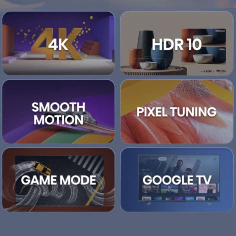 Promo Led Tv Hisense 50A6500K Smart Google Android 11.0 Uhd 4K 50A6509 ...