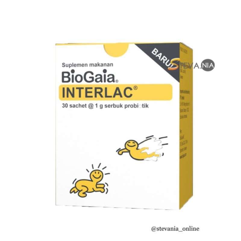 Promo Interlac Probiotic Biogaia Box 30 Sachets Original Diskon 33% di ...