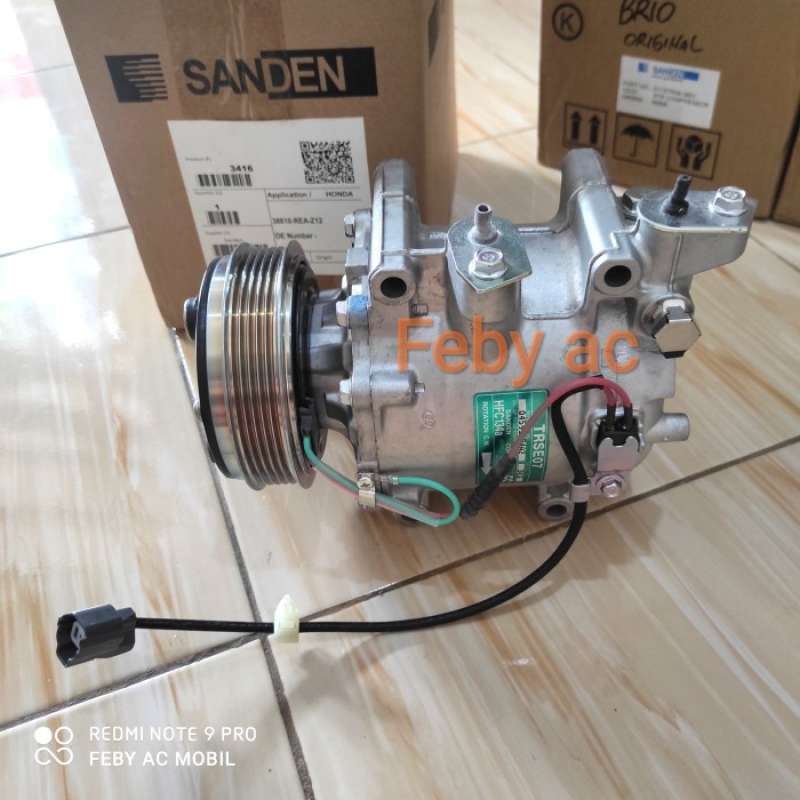 Promo Kompresor Compresor Ac Mobil Honda New City Original Sanden Diskon 23% Di Seller Axie ...