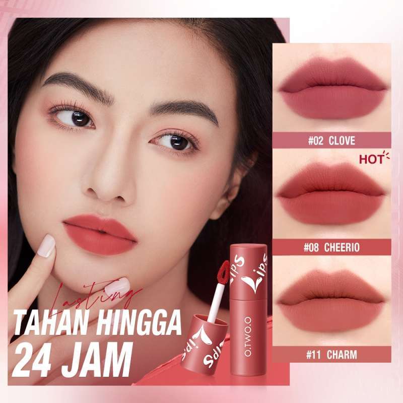 Jual O.two.o Velvet Matte Lips & Cheek Mud - Lip Clay Untuk Bibir ...