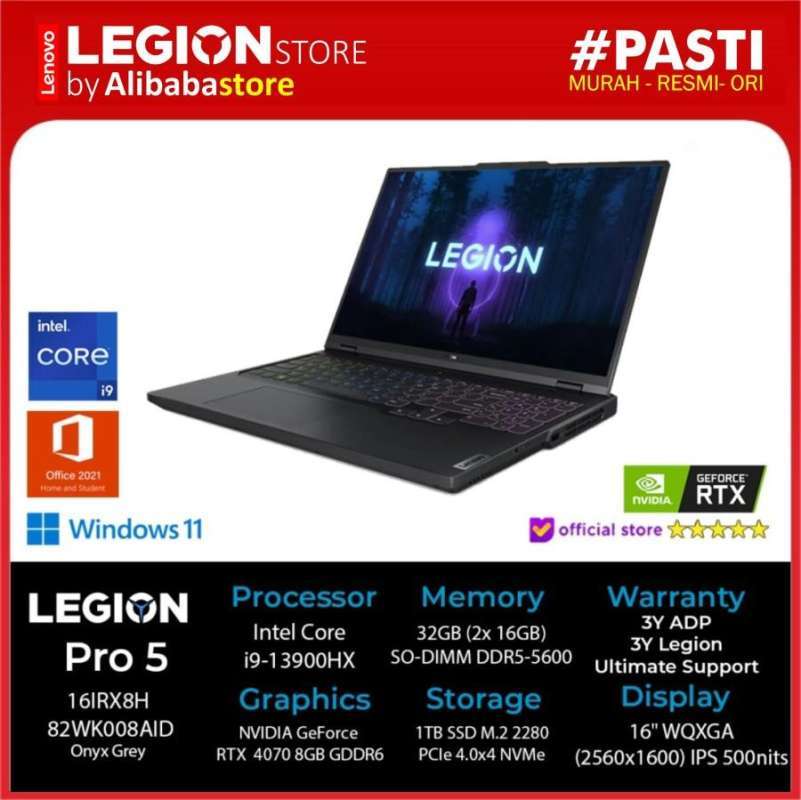 Jual Laptop Lenovo Legion Rtx 4070 Original Murah - Harga Diskon Juni ...