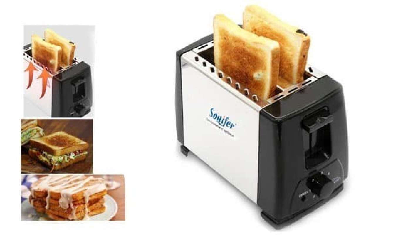 Promo Pop Up Toaster Roti 2 Slice Alat Pemanggang Roti Bread Toaster ...
