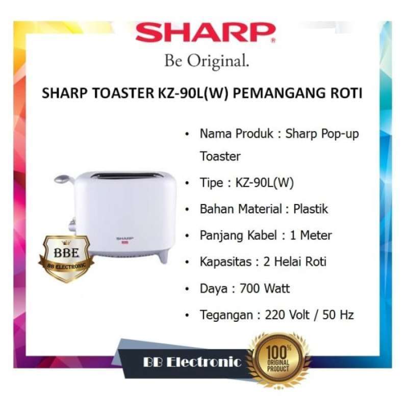 Promo Toaster Kz-90l(w) Pemangang Roti Diskon 23% Di Seller Pt. Wakasa ...