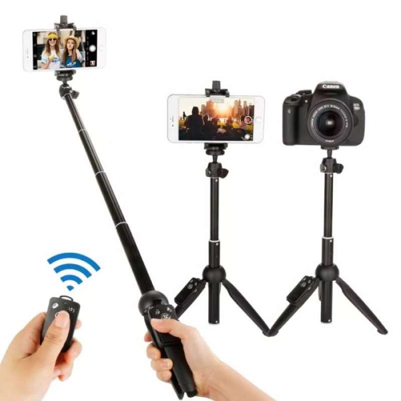 Jual Yunteng Vct 1688 Original 3in1 Selfie Stick Tripod Tongsis Tomsis ...