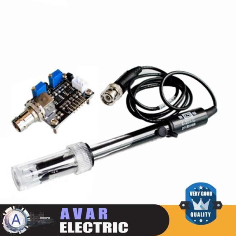Promo PH Sensor E-201-C Detection Sensor Module (probe + board) Arduino ...