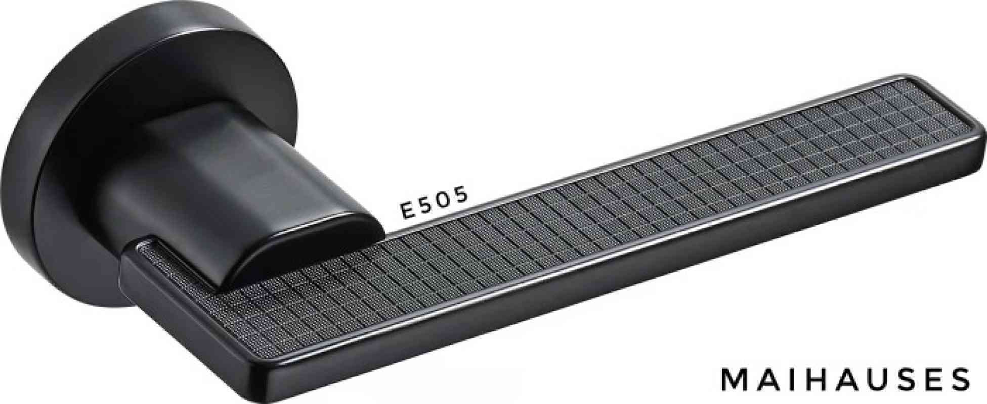 Promo Gagang Pintu Door Handle Kayu Besi Black Hitam Full Set Minimalis ...