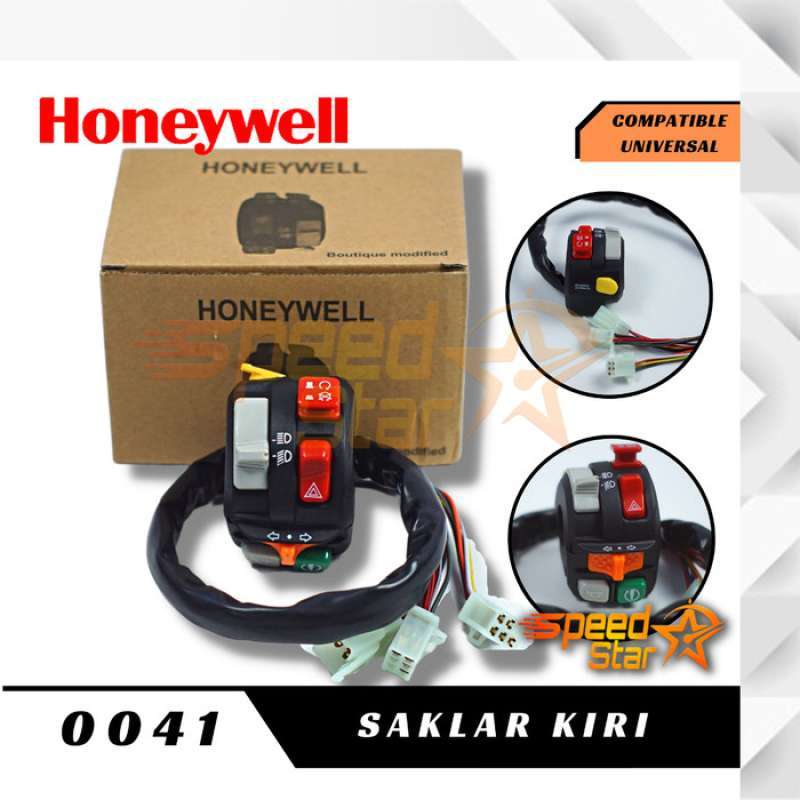 Jual Saklar Motor Kiri Honeywell 0041 Lampu Sen Hazard Motor Universal ...