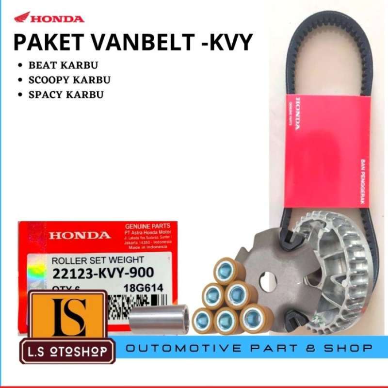 Promo Van Belt +roller +rumah Roller Honda Beat Karbu Scoopy Spacy ...