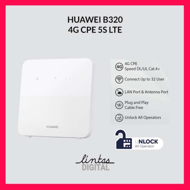 Jual Modem Wifi Huawei B320 bundling IM3 1200GB 1th di Seller Lintas ...