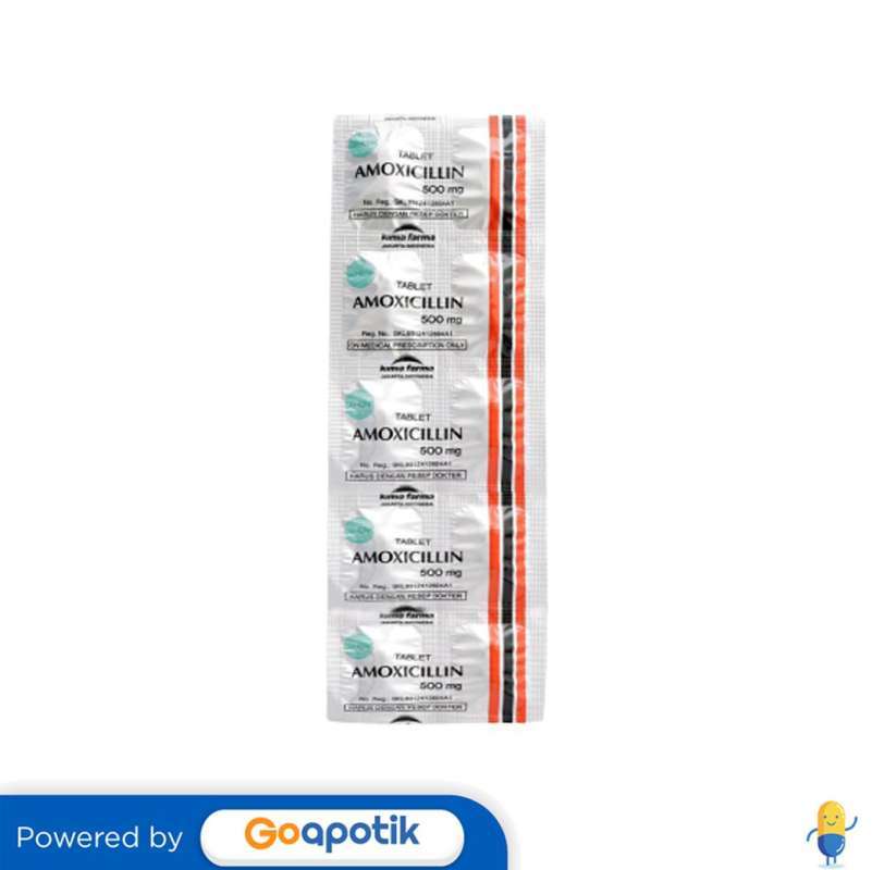 Jual AMOXICILLIN KIMIA FARMA 500 MG STRIP 10 KAPLET di Seller Apotek ...