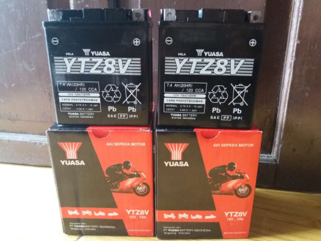 Jual Aki KeringYuasa YTZ8V Yamaha R25 Xmax matic di Seller Terpercaya Shop - Harapan Jaya, Kota ...