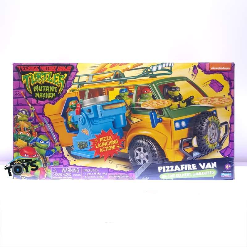 Jual Teenage Mutant Ninja Turtles Mutant Mayhem PizzaFire Van Delivery ...
