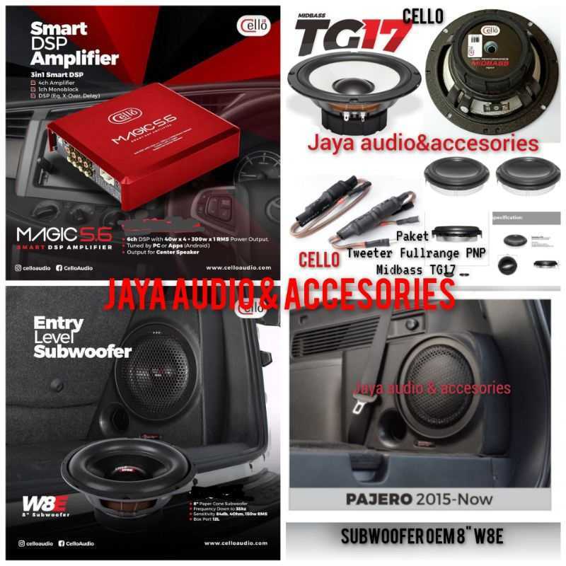 Promo Paket Audio Pnp Cello Subwoofer 8inch W8e Raize-rocky-pajero ...