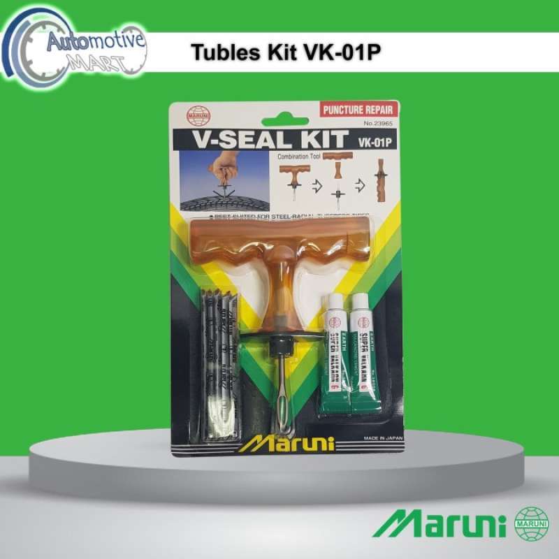 Promo Maruni Valkaseal Kit Vk-01p Peralatan Tambal Ban Tubeles Buatan ...
