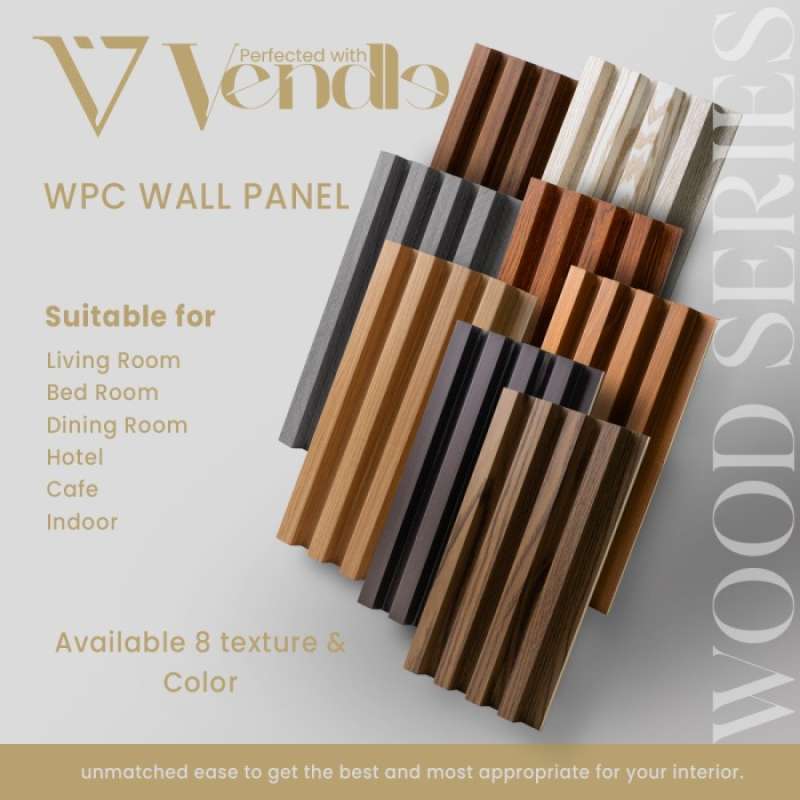 Promo Wpc 24mm 3 Meter Wall Panel Dinding Kayu - Dekor Dinding 3d Wall ...