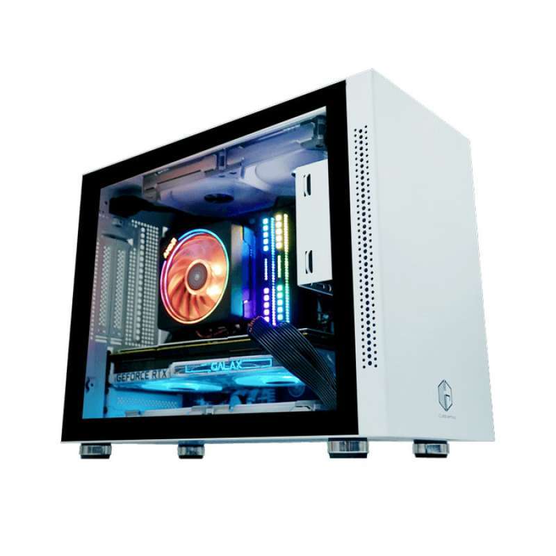 Promo New Cube Gaming Axel Mesh Mini Pc Case Baru - Putih Diskon 12% di ...