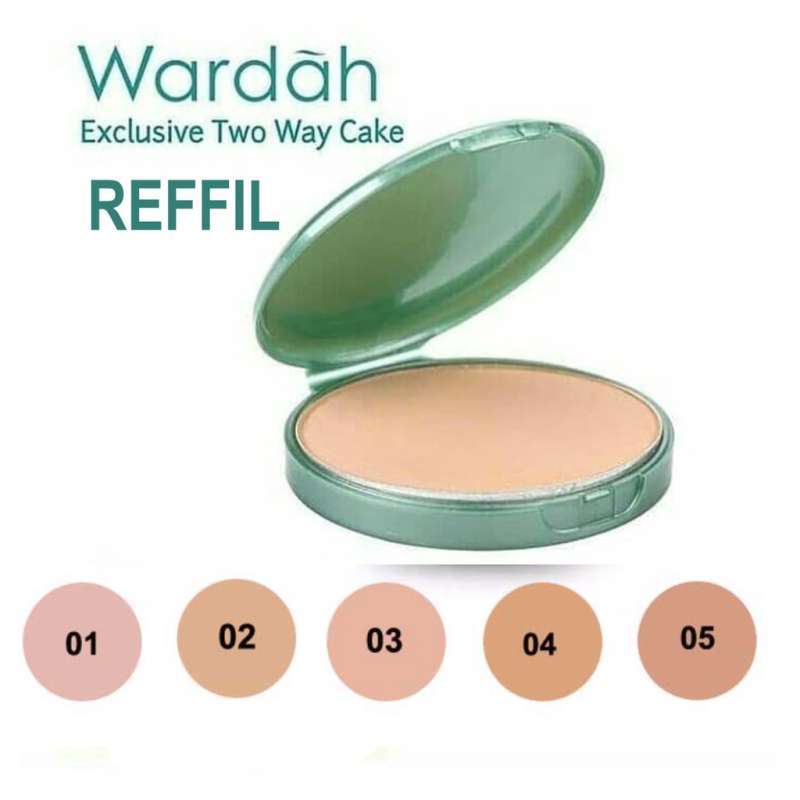 Jual WARDAH EXCLUSIVE TWC REFIIL 12G NEW COVER - 02 Light Beige di ...