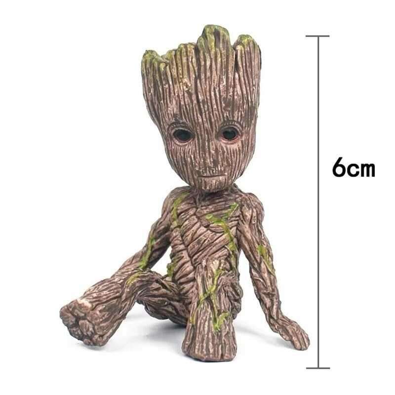 Promo Takara Tomy Sitting Groot Mini Action Figure Marvel Disney 6cm ...