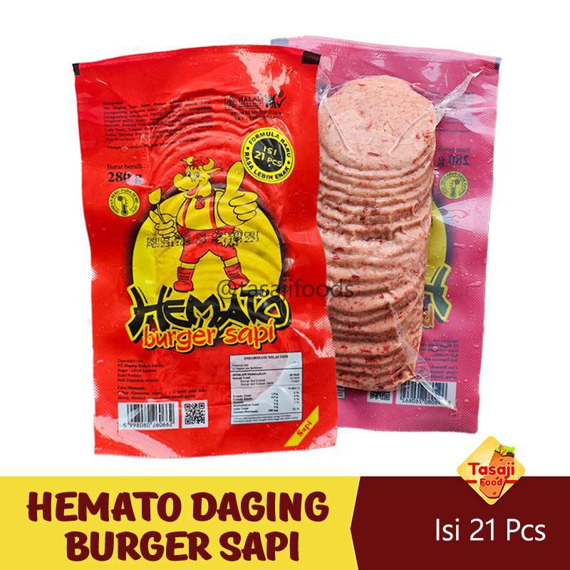 Jual Hemato Daging Burger Sapi 280gr Hemato Beef Patties Di Seller ...