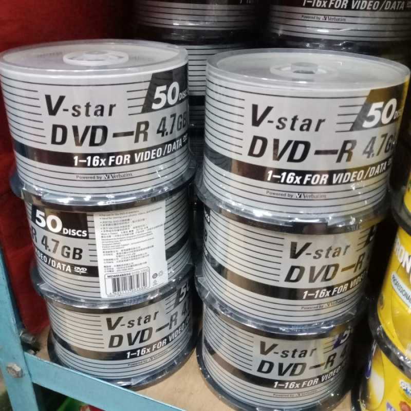 Promo Baru Dvd Blank V Star Dvd Kosong Dvd R Dvdr Dvd-r New Diskon 42% ...