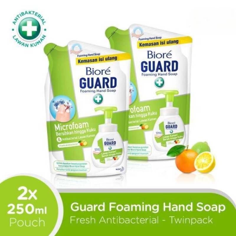 Jual Biore Fresh Antiseptic Pouch Hand Soap [250 Ml] Twinpack Di Seller ...