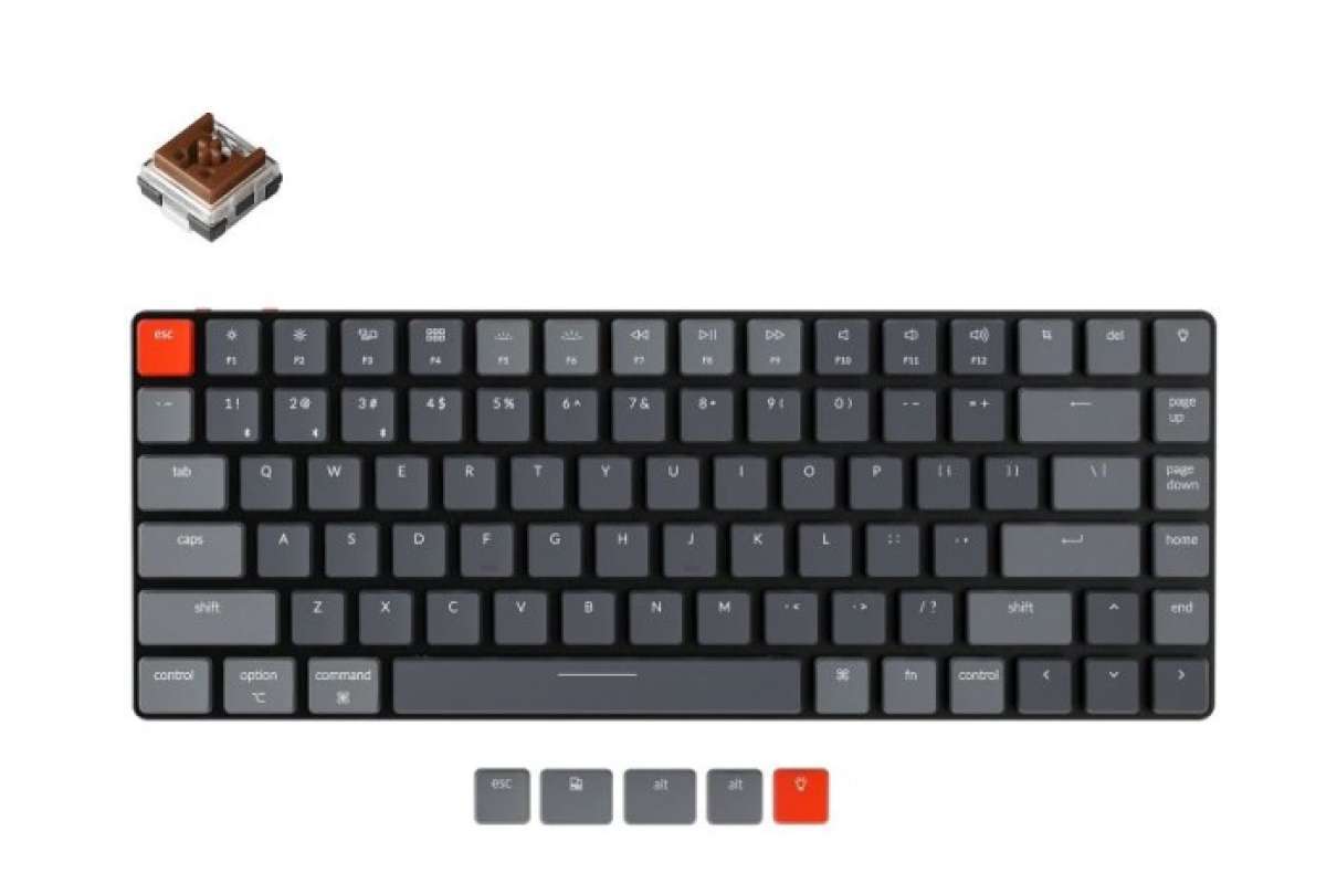 Promo Keychron K3 Ultra-slim Wireless Mechanical Keyboard (japan Jis ...
