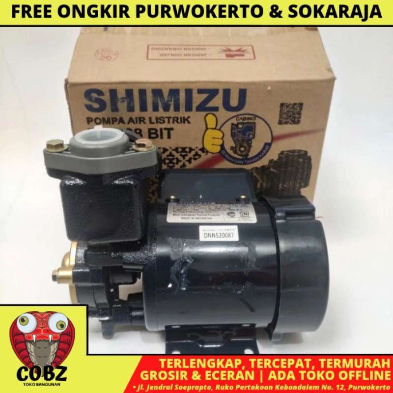 Jual Shimizu Ps 128 Pompa Air Sumur Dangkal Semi Jet Pump Non Otomatis Di Seller Cobz Indonesia ...