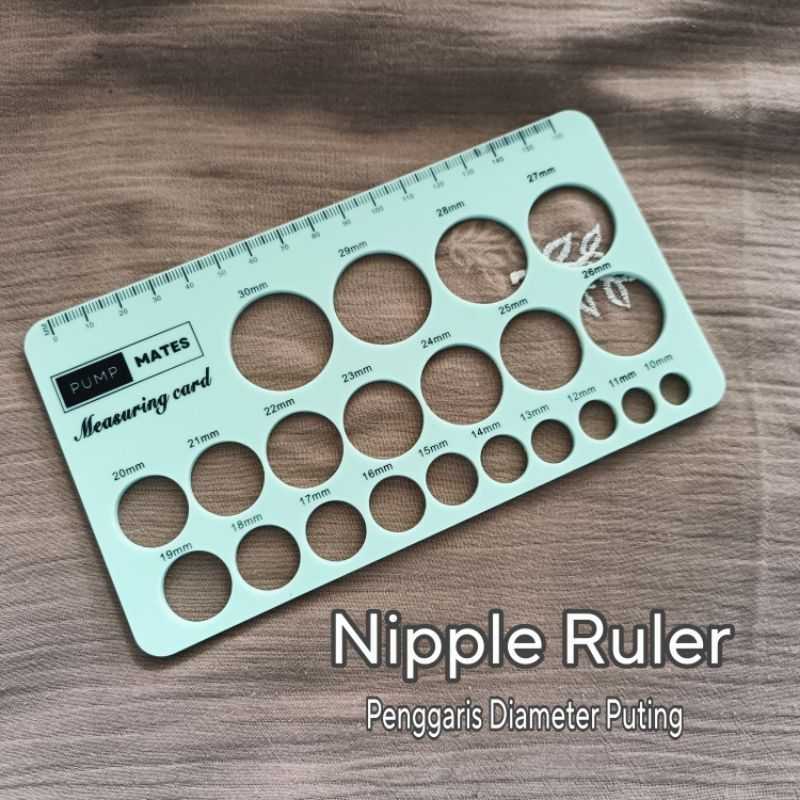 Jual Pump Mates Penggaris Diameter Puting - Nipple Ruler Untuk Mengukur ...