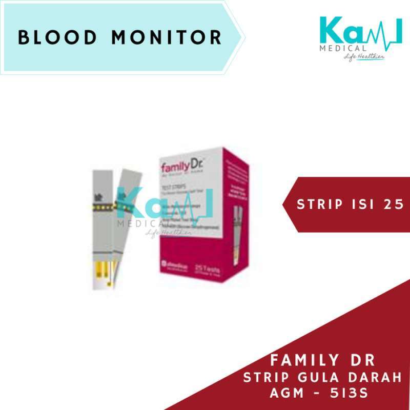 Promo Family Dr Glucose Monitor Strip / Test Kadar Gula Darah / Gula ...