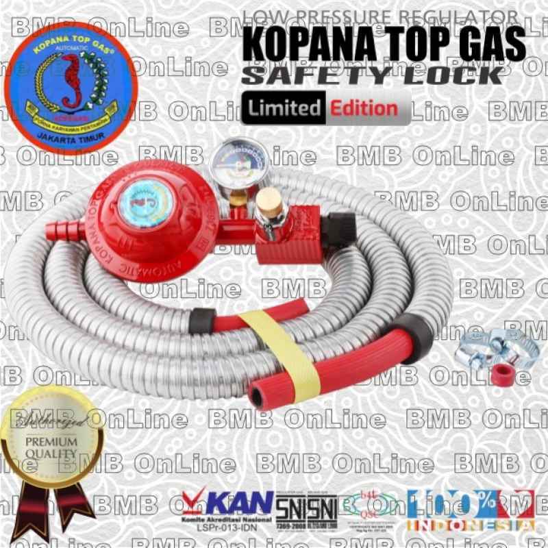 Promo Regulator Lpg Kopana Top Gas Safety Lock Kopana Pertamina Diskon ...