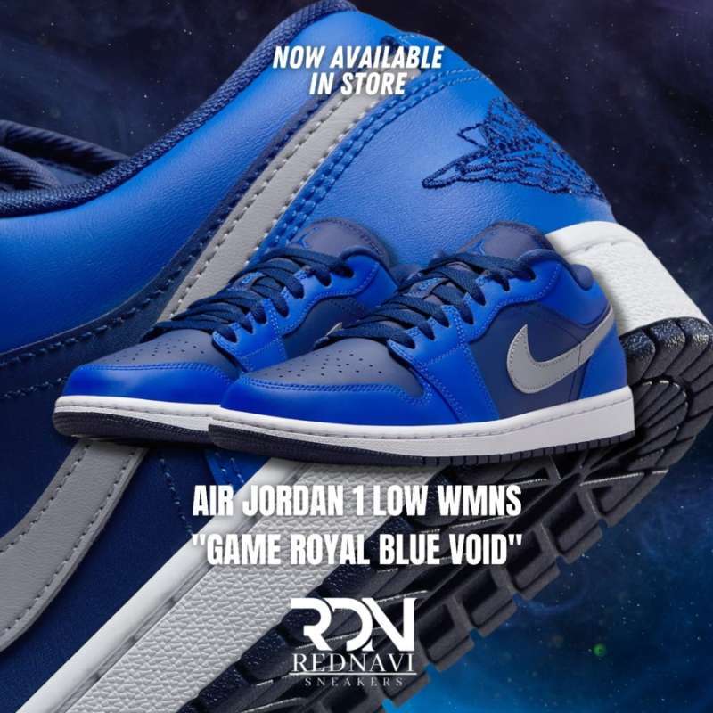 Jual Nike Air Jordan 1 Low Wmns Game Royal Blue Void Original Di Seller ...