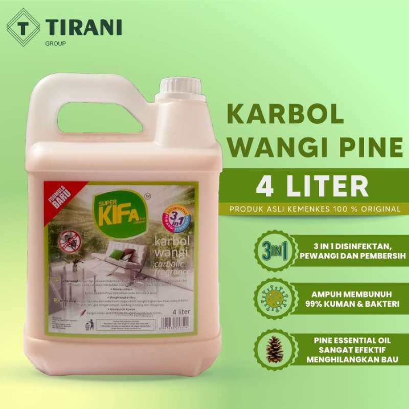 Promo Karbol / Karbol Murah / Karbol Wangi Kifa Kemasan 4l Diskon 33% ...