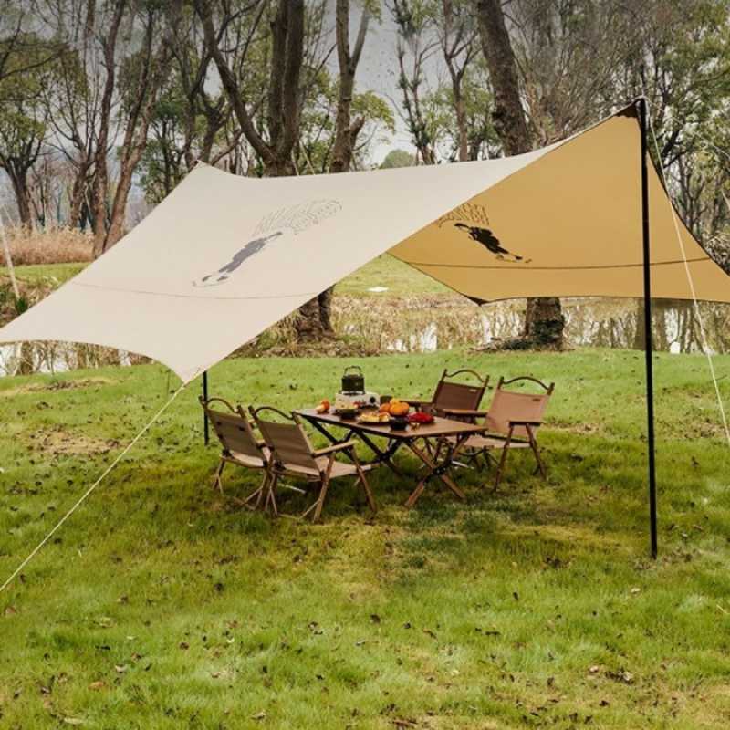 Jual Flysheet Hexagonal Hiker Canopy 520 X 420 Cm Shelter Dengan Tiang ...