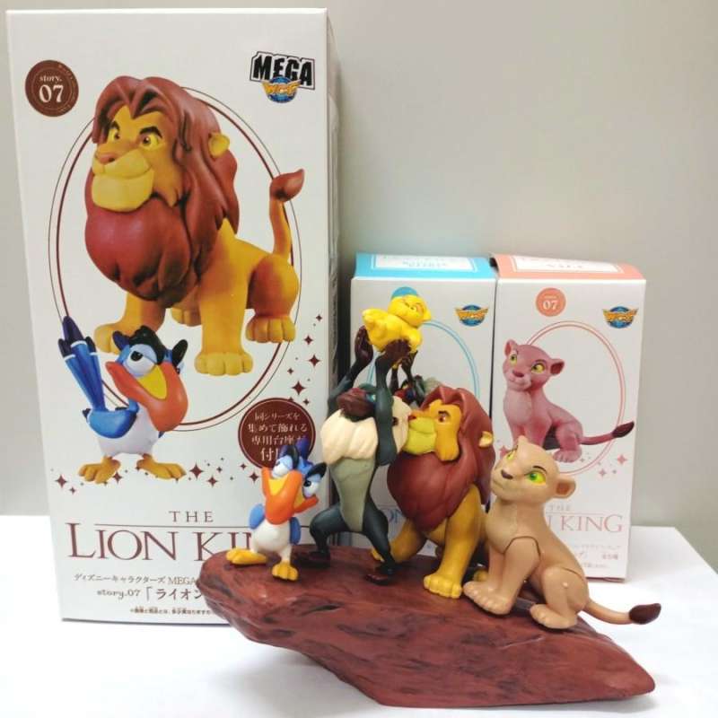 Jual Mini Figure Disney WCF Original The Lion King Set isi 7 Figure di ...
