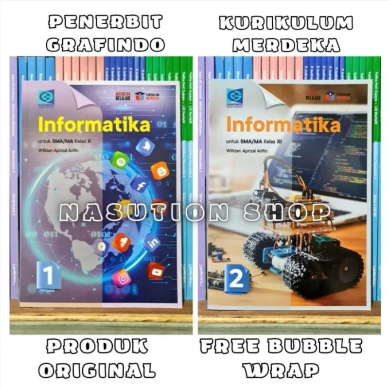 Jual Buku Informatika Kelas 1 2 3 / 10 11 12 Sma Grafindo Kurikulum Merdeka Di Seller Pilihan ...
