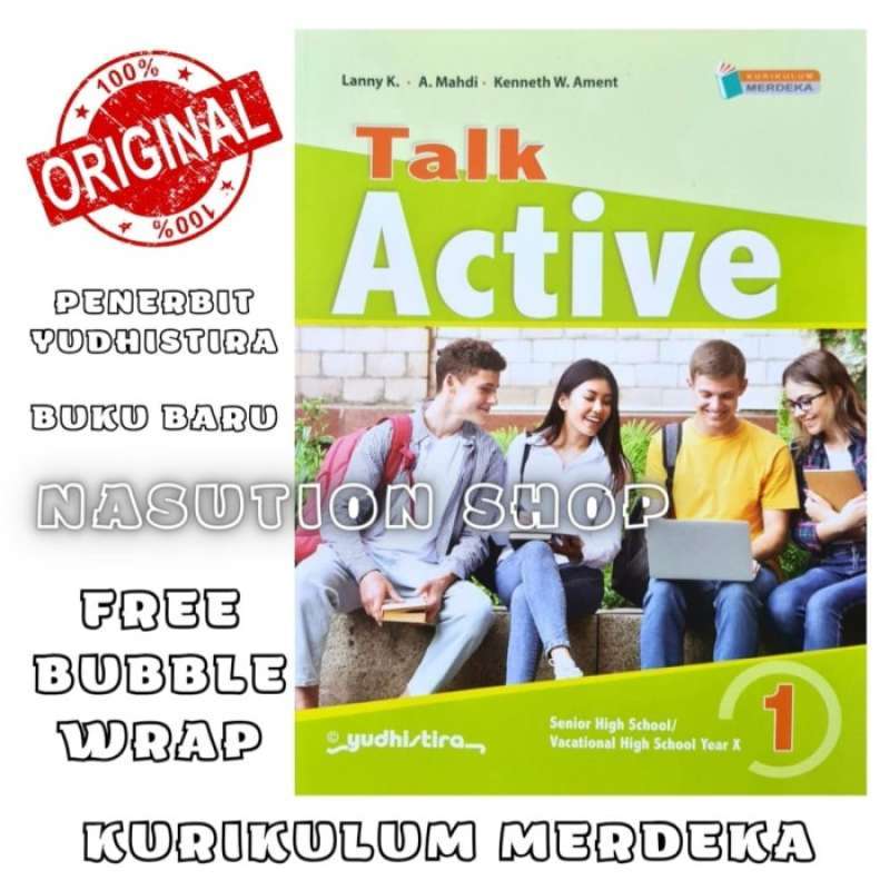 Promo Buku Talk Active Kelas 1 2 3 SMA Yudhistira Kurikulum Merdeka Inggris - KELAS 1 SMA ...
