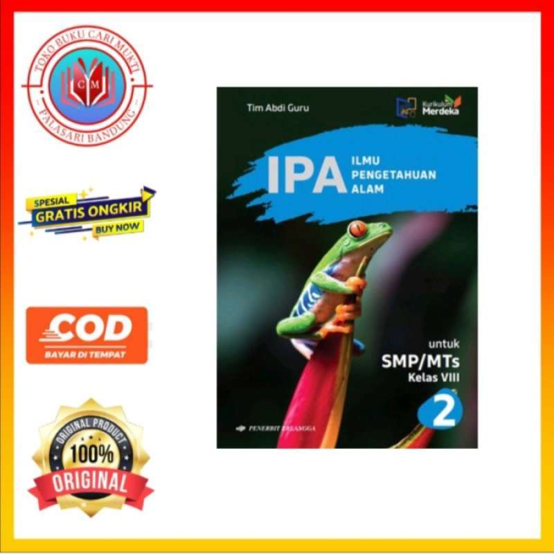 Promo Erlangga Buku IPA Untuk SMP/MTS Kelas 8 Kurikulum Merdeka Diskon 32% di Seller Onic Shop ...